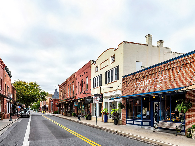 Berlin's Main Street looks like it was plucked from a Hallmark movie set, with its perfectly preserved brick buildings and charming storefronts.