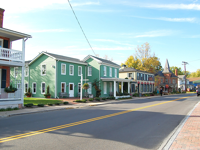 From this aerial view, Saint Michaels reveals itself as a watercolor painting come to life&mdash;where historic charm meets Chesapeake blue in perfect harmony.