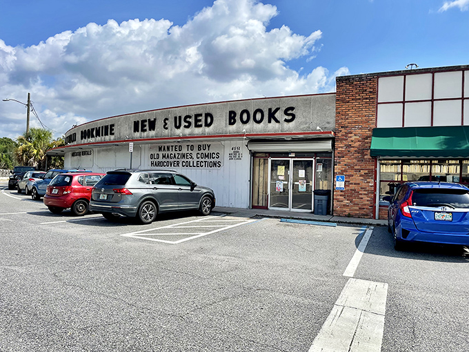 The unassuming exterior of Chamblin Bookmine belies the literary universe waiting inside. Like finding Narnia in a wardrobe, but with more paperbacks.