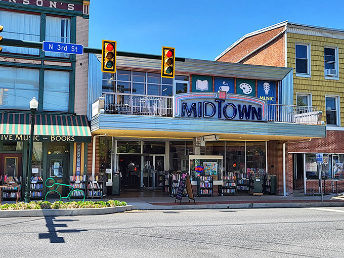 That vintage marquee isn't false advertising&mdash;books spill right onto the sidewalk, tempting literary treasure hunters before they even step inside.