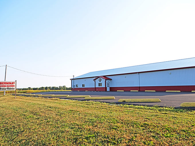 The unassuming exterior of Pohlar Fabrics stands like a textile speakeasy &ndash; modest on the outside, but inside awaits a wonderland that would make Martha Stewart weep with joy.