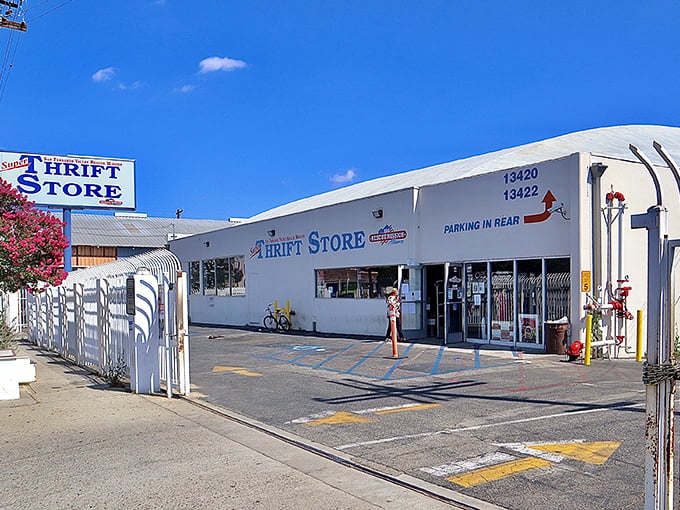The unassuming exterior of Super Thrift Store belies the wonderland within, like finding a portal to Narnia behind a humble wardrobe door.