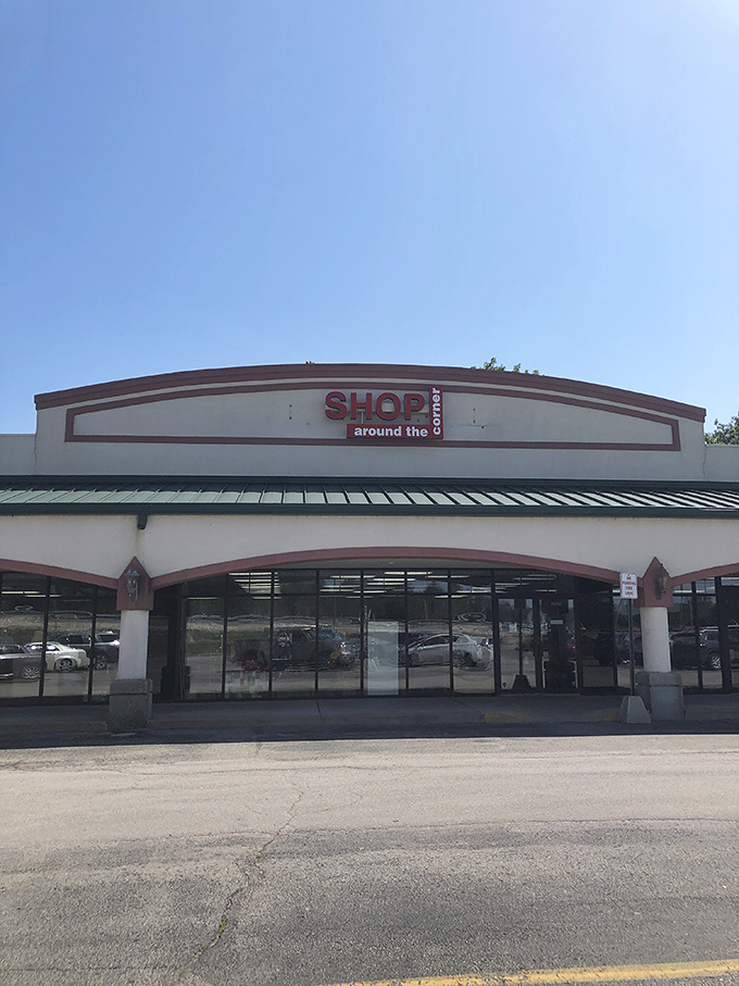 The unassuming blue-trimmed exterior might fool you, but this secondhand wonderland is Missouri's answer to Ali Baba's cave of treasures. 