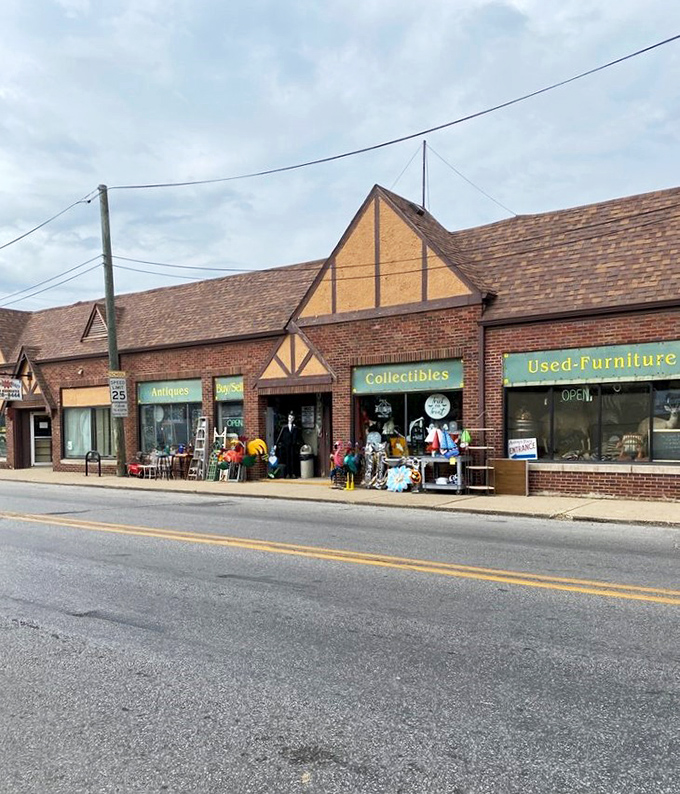 "Purveyors of Fine Junk" isn't just a slogan&mdash;it's a promise painted boldly on Audrey's brick facade, beckoning treasure hunters from miles around.