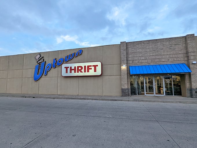 Welcome to the mothership of secondhand treasures! Uptown Thrift's unassuming exterior belies a universe of bargains waiting to be discovered inside.