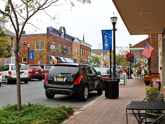 Second Street bustles with small-town charm as brick sidewalks and historic storefronts create the perfect backdrop for an afternoon stroll through Lewes' shopping district.
