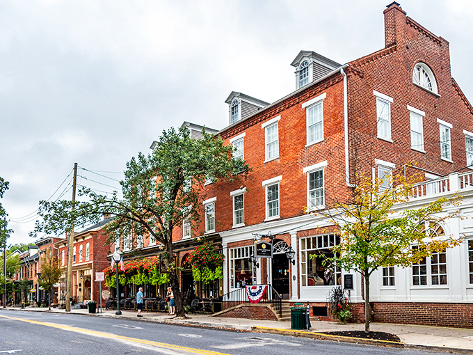 Tranquility flows through Lititz where two young explorers discover the simple joy of streamside contemplation on a perfect Pennsylvania afternoon.
