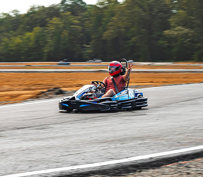 Speed demons take note: this isn't your childhood go-kart experience. These sleek machines deliver genuine racing thrills with every hairpin turn.