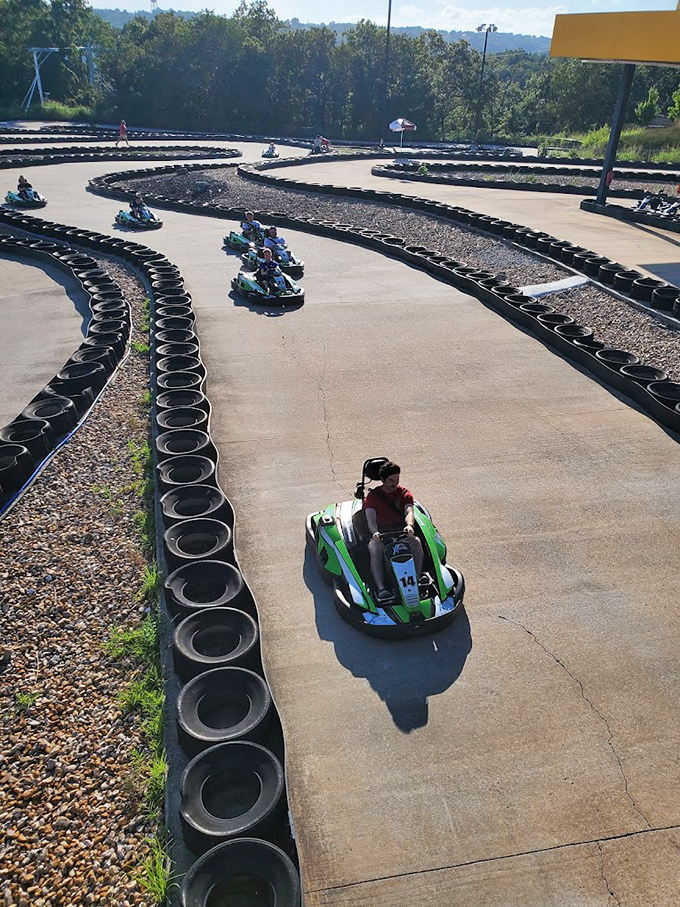 The winding concrete ribbon of Xtreme Racing Center stretches before you like a miniature Monaco Grand Prix, where weekend warriors become track legends.