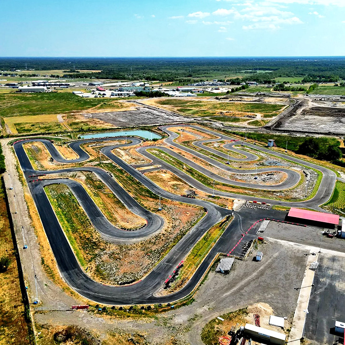 From above, the track resembles a giant asphalt fingerprint pressed into the Texas landscape&mdash;a playground where speed demons find their happy place.
