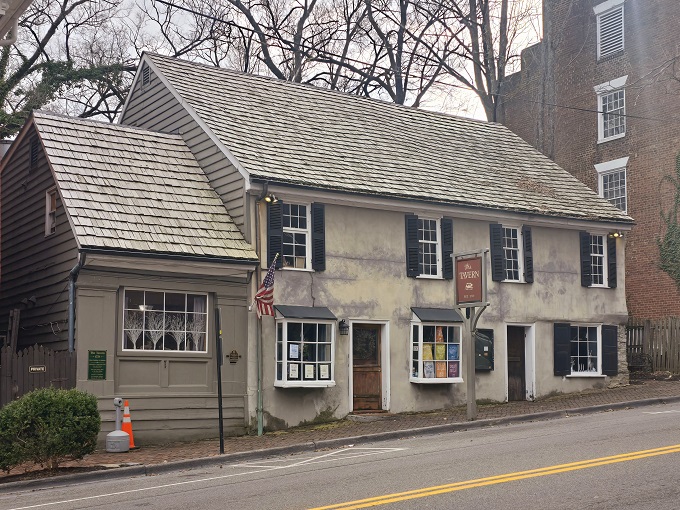 The Tavern's weathered colonial fa&ccedil;ade stands as a living time capsule on Abingdon's Main Street, whispering stories from 1779 that would make your history teacher weep with joy.