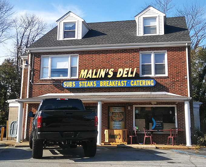 The brick fortress of flavor that is Malin's Deli stands proudly on College Avenue, its yellow sign a beacon to sandwich seekers throughout Newark.