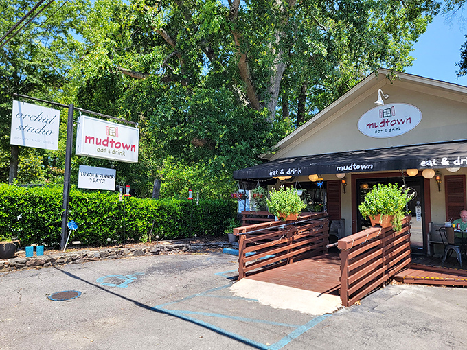 This neighborhood gem could easily become your second living room.