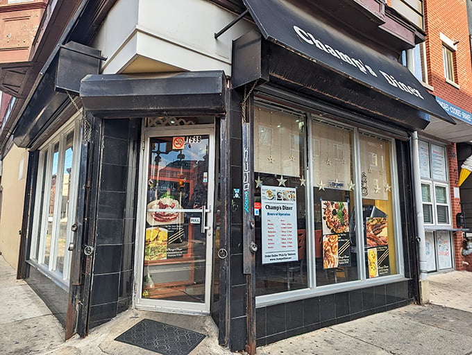 The unassuming black awning of Champ's Diner hides culinary treasures that would make even the most jaded food critic do a double-take.