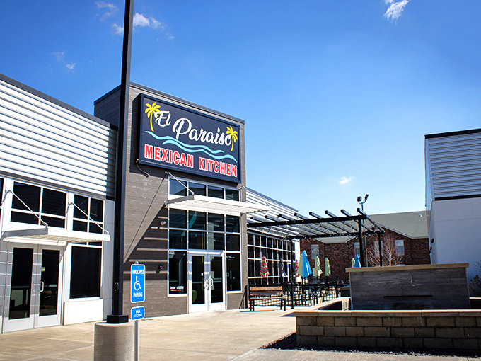 A slice of paradise awaits at this unassuming Strafford storefront. The bright sign promises Mexican delights that locals willingly drive miles to experience.