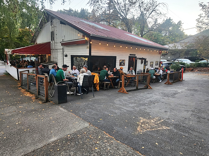 The humble white exterior with its signature red-trimmed awning is Portland's version of a culinary treasure map X marks the spot.