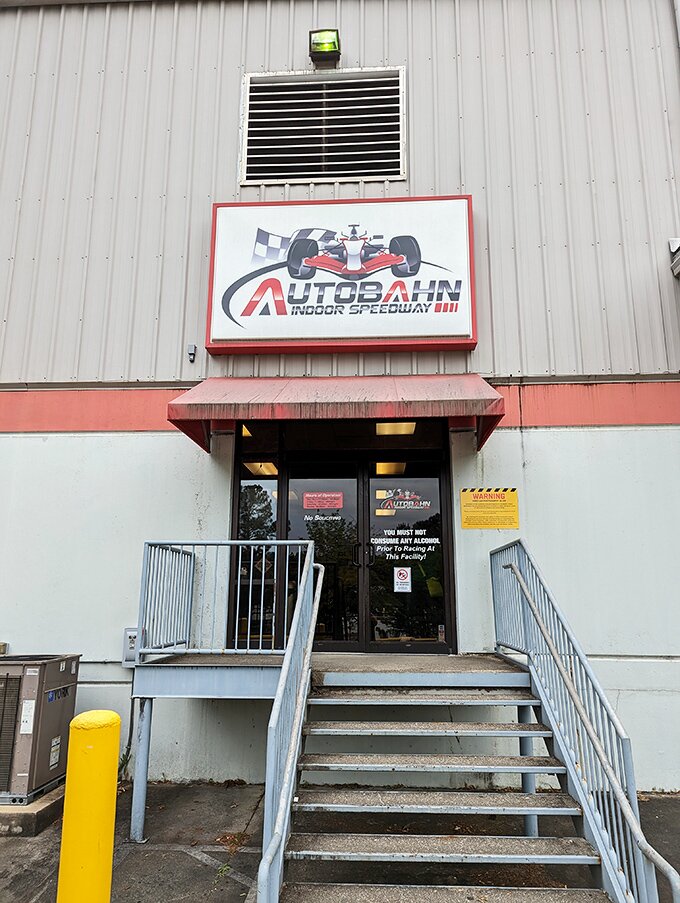 Ready for liftoff! The starting grid at K1 Speed Bessemer looks like NASA mission control for adrenaline junkies with wheels instead of rockets.
