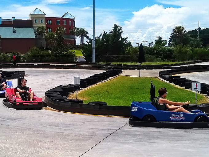 Young racers start their racing careers early at Broadway Grand Prix, where future Formula 1 champions are born daily.