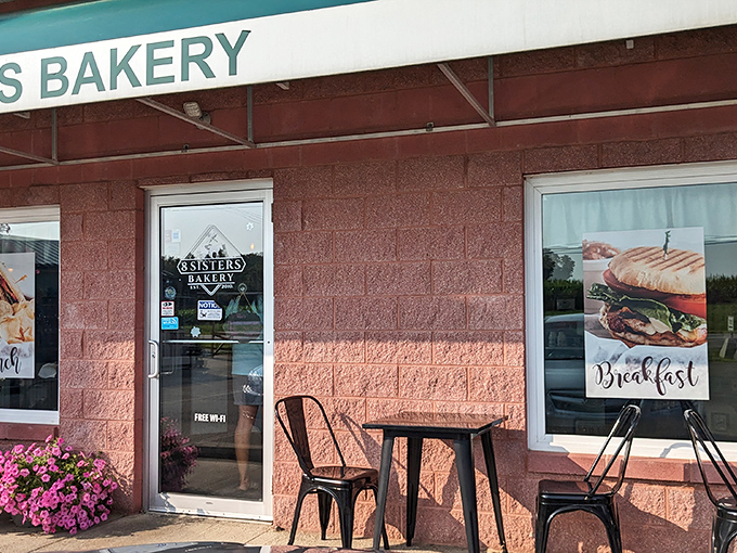 The unassuming pink exterior of 8 Sisters Bakery hides culinary treasures that would make even the most dedicated carb-avoider reconsider their life choices.
