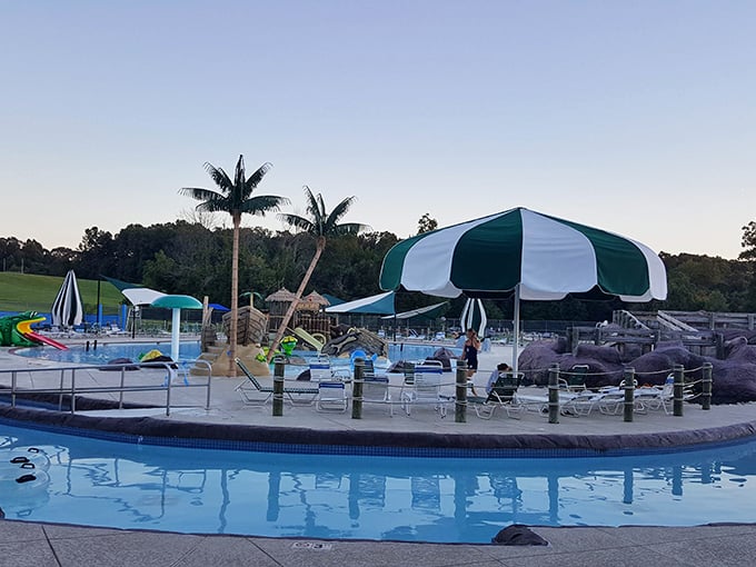 The tropical paradise of Signal Bay beckons with its shallow waters and playful structures&mdash;proof that Virginia can do "island getaway" without the airfare.