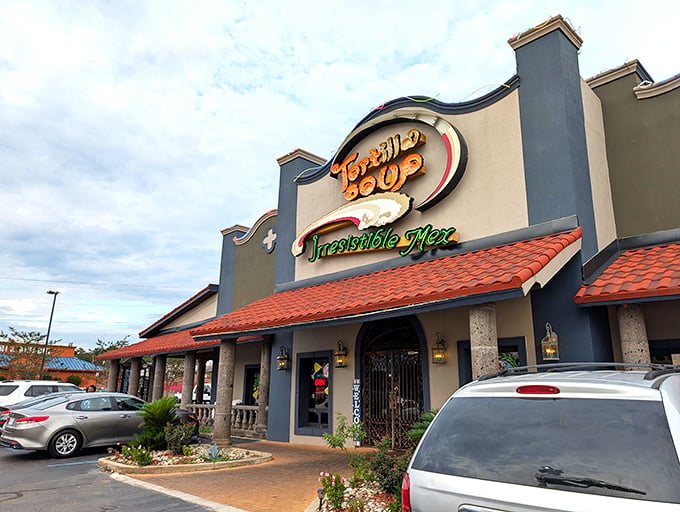 The "Irresistible Mex" promise on Tortilla Soup's distinctive facade isn't just clever marketing&mdash;it's a delicious mission statement delivered daily. 