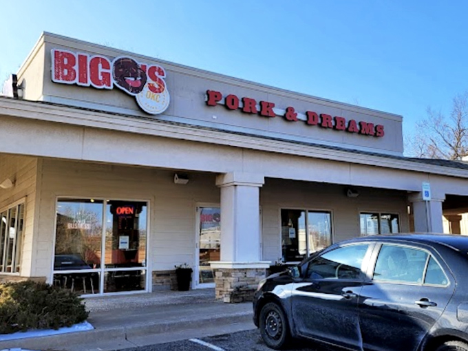 The unassuming storefront that houses barbecue greatness. Like finding a Picasso at a yard sale, this Edmond gem proves appearances can be deliciously deceiving.