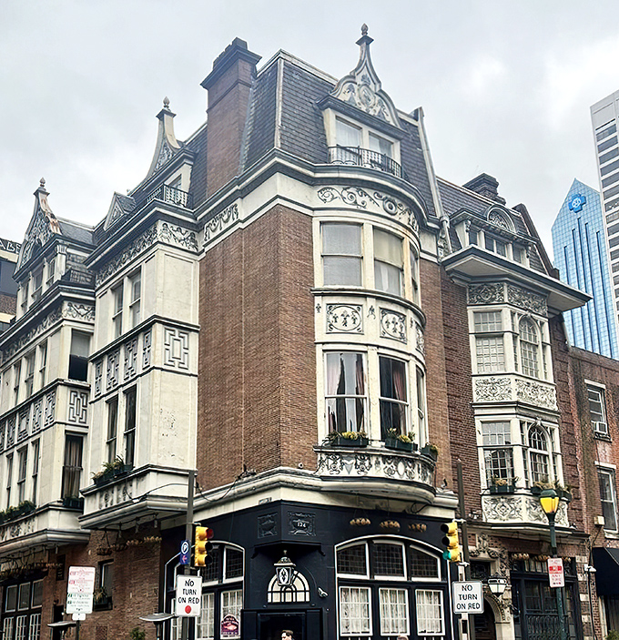 The Victorian charm of The Dandelion's exterior makes you feel like you've stumbled upon a secret portal to London.