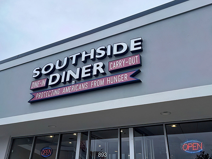 "Protecting Americans from hunger" isn't just a slogan here—it's a solemn oath fulfilled with crispy bacon and perfect eggs.