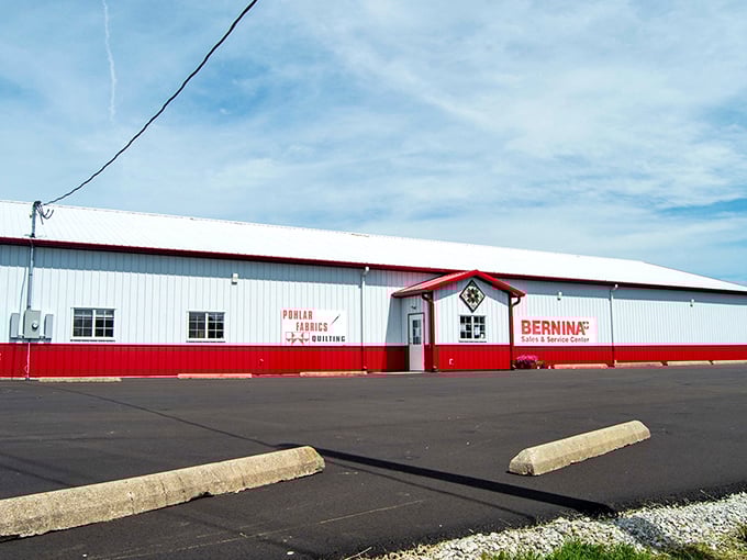 The unassuming exterior of Pohlar Fabrics stands like a textile speakeasy &ndash; modest on the outside, but inside awaits a wonderland that would make Martha Stewart weep with joy.