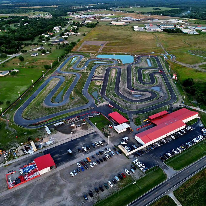 From above, the track resembles a giant asphalt fingerprint pressed into the Texas landscape&mdash;a playground where speed demons find their happy place.