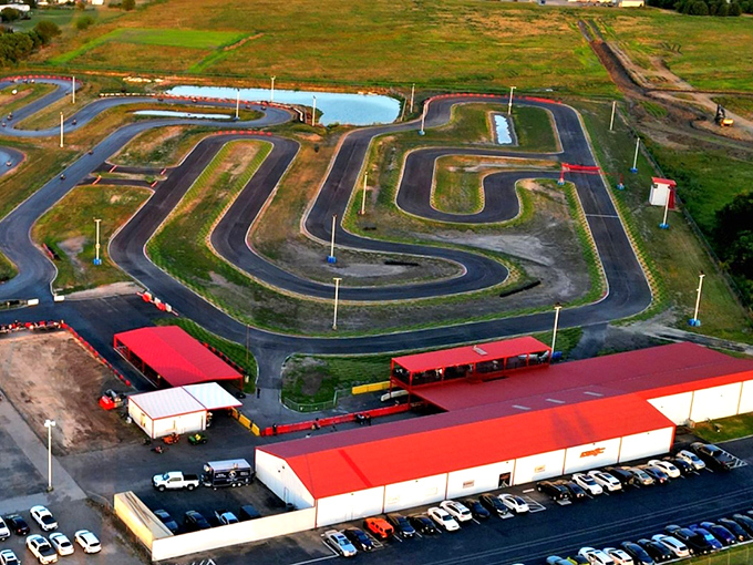 From above, the track resembles a giant asphalt fingerprint pressed into the Texas landscape&mdash;a playground where speed demons find their happy place.