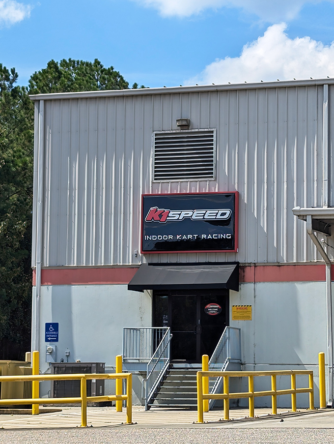 Ready for liftoff! The starting grid at K1 Speed Bessemer looks like NASA mission control for adrenaline junkies with wheels instead of rockets.