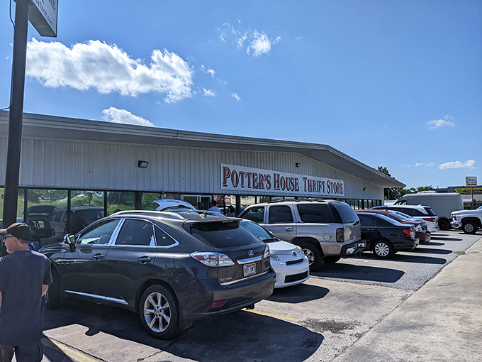 The bustling parking lot at Potter's House Thrift tells you everything&mdash;this isn't your average secondhand store, it's a destination where treasure hunters congregate daily.