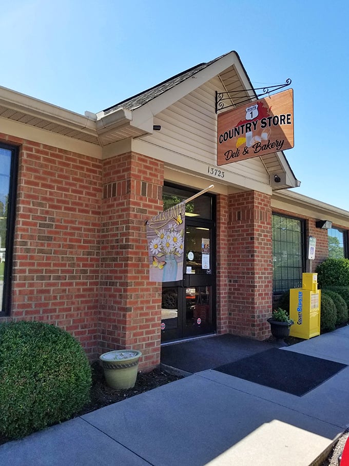 The unassuming exterior of Route 1 Country Store stands like a culinary speakeasy &ndash; hiding sandwich treasures within.