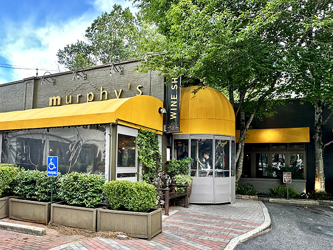 Murphy's iconic yellow awnings stand out like a beacon of culinary hope on Virginia Avenue, promising comfort and indulgence to hungry Atlantans.