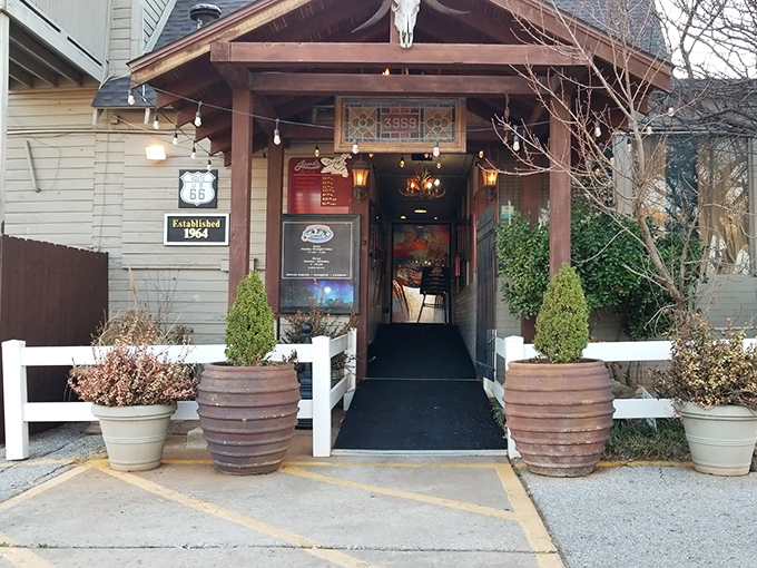 The unassuming entrance to Jamil's feels like discovering a secret clubhouse where the password is "medium rare" and everyone's on the guest list.