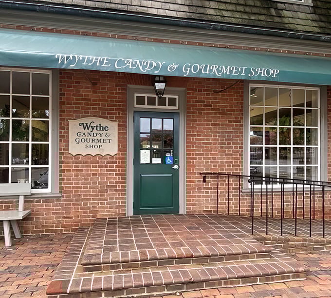 The colonial charm of Wythe Candy's brick exterior isn't just architectural eye candy&mdash;it's your first clue that sweetness transcending time awaits inside.