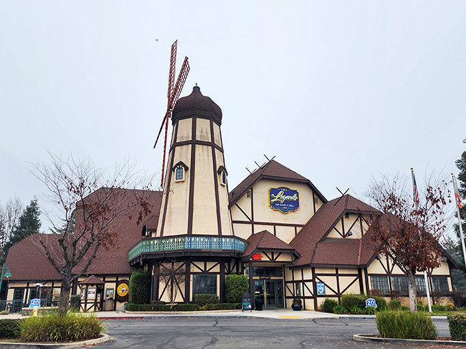 Like finding a Dutch windmill in the Central Valley, Legends' distinctive Tudor exterior promises European charm with California hospitality inside.