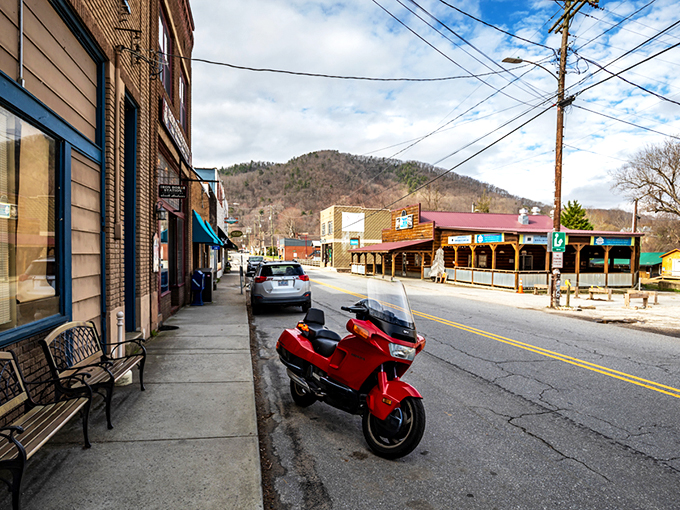 Downtown Hot Springs welcomes visitors with its charming storefronts and mountain backdrop&mdash;small town America at its most inviting.