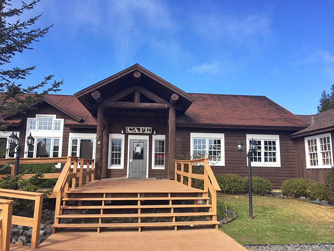 The North Shore's wooden welcome mat beckons with rustic charm. Those timber beams and welcoming porch promise comfort before you even reach the door.