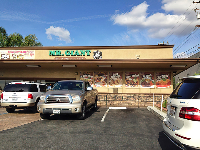 The unassuming exterior of Mr. Giant in Whittier hides culinary treasures that locals have cherished for years. Sometimes the best food comes from the most modest packages.