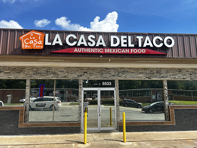 La Casa del Taco announces itself with understated confidence&mdash;no neon sombreros needed when the food speaks this eloquently.