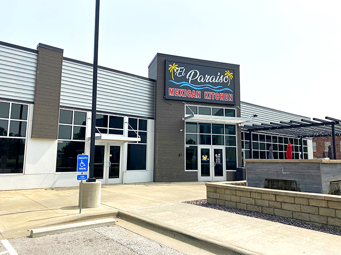 A slice of paradise awaits at this unassuming Strafford storefront. The bright sign promises Mexican delights that locals willingly drive miles to experience. 