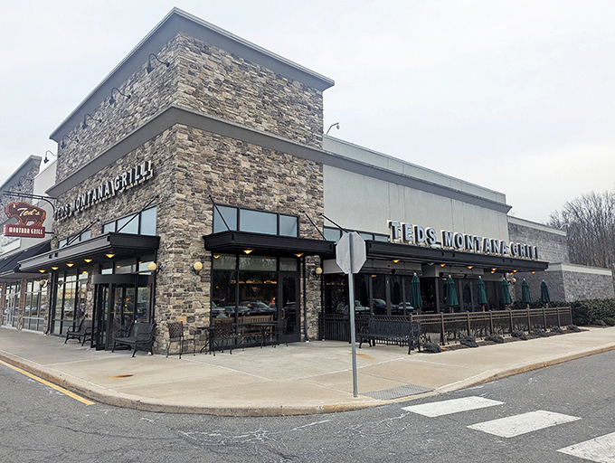 Ted's Montana Grill stands proud in Newark, its stone facade and green awnings promising a taste of the American West with Delaware hospitality.