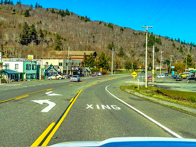 The Redwood Gift Shop stands as a quirky gateway to natural wonders, where roadside charm meets forest magic.