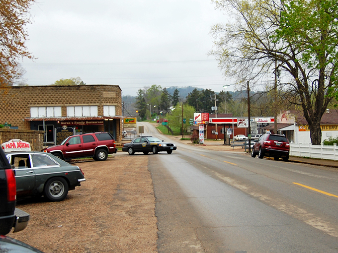 Main Street in Eminence embodies small-town America at its finest, where a two-minute drive gets you everywhere but locals still take their time getting there.