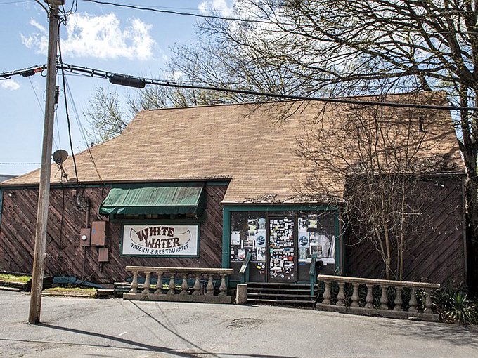 The unassuming wooden exterior of White Water Tavern stands as Little Rock's worst-kept secret, string lights promising adventures that Instagram filters can't capture.