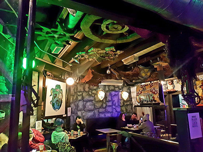 Where else but Richmond would you find a bar where the exterior is the most normal thing about the place?