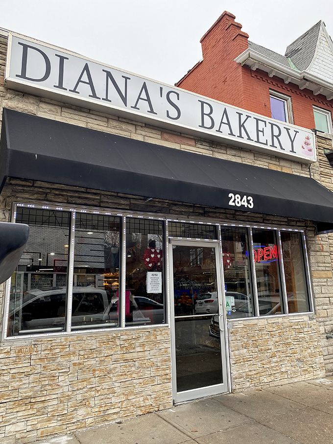 The unassuming storefront that houses culinary treasures. Like finding a Picasso at a yard sale, Diana's Bakery's modest exterior belies the magic within.