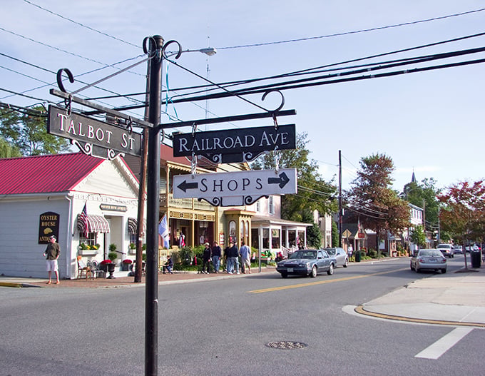 Historic charm meets coastal tranquility on St. Michaels' main street, where centuries-old homes stand as guardians of Eastern Shore stories waiting to be discovered.